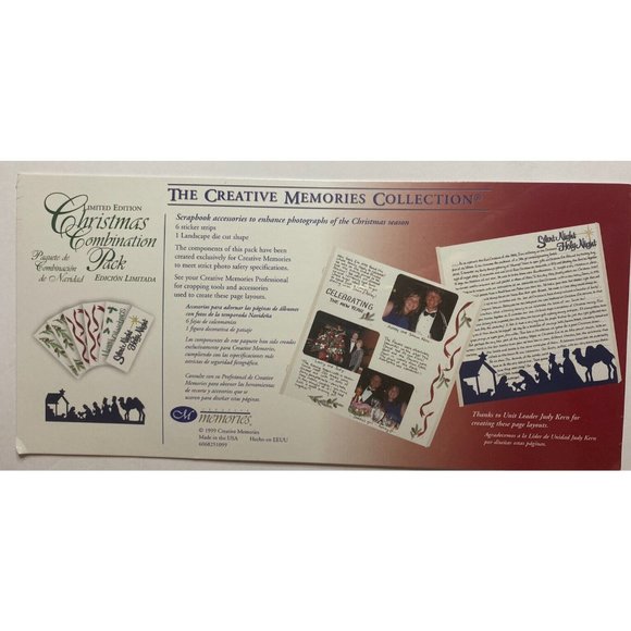 Creative Memories | Art | Creative Memories Christmas Nativity Pack Die ...